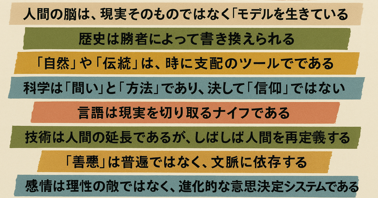 ChatGPTに聞いてみた「人類が知っておくべき10の事柄」｜Zun-Beho
