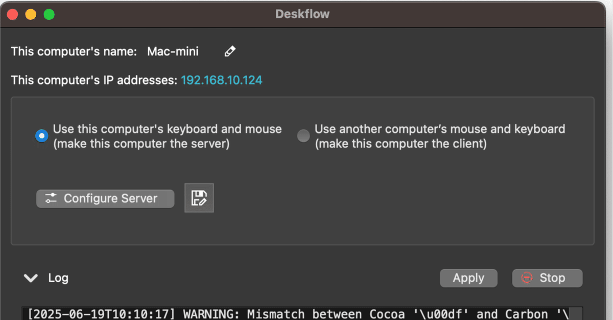 複数PCでキーマウ共有できるDeskflowの有能ポイントやデメリットなど感想｜重藤 六