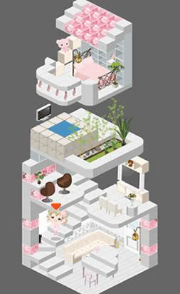 アメーバピグで作った私の“理想の部屋”は、現実よりもリアルだった｜763_room