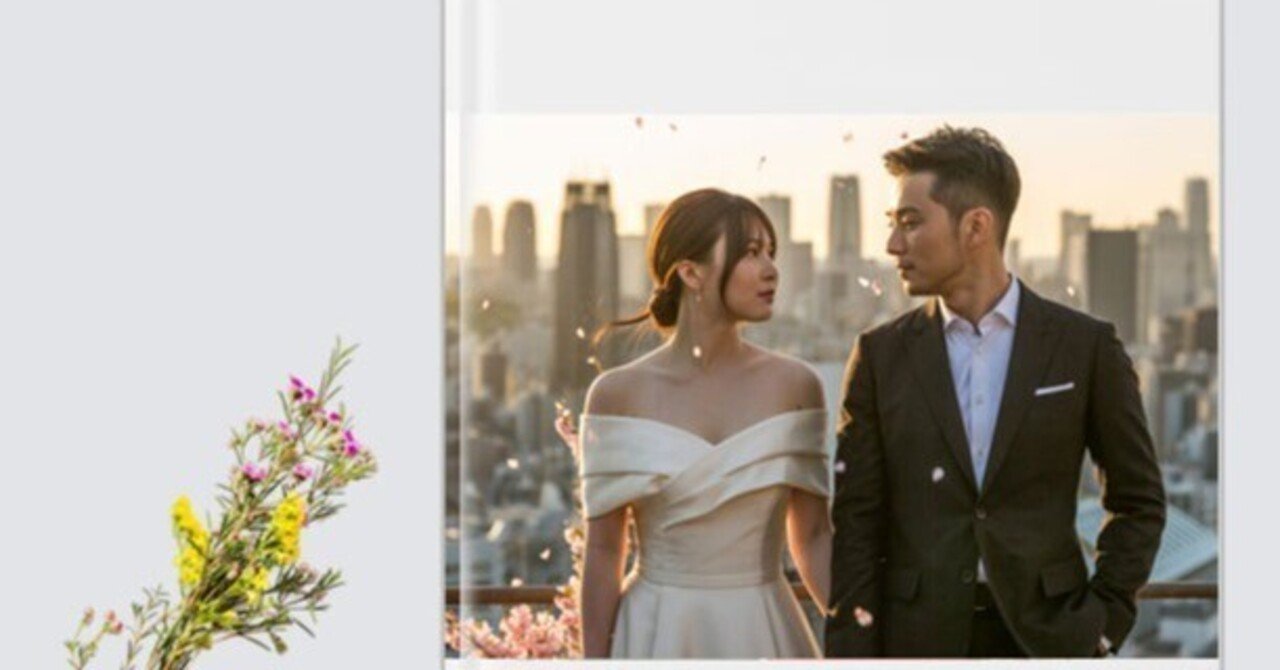 ウェディングフォトブックで愛の物語を永遠に残しましょう｜Tinyko Japan