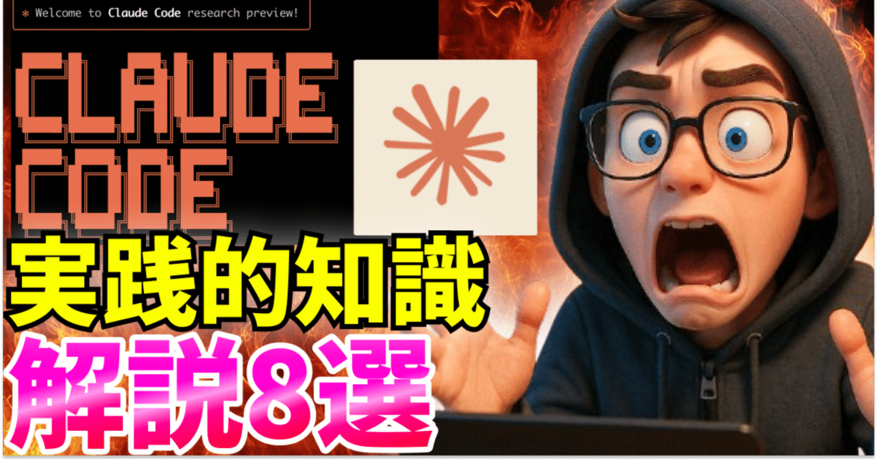【抑えておきたい】ClaudeCodeをフル活用するためのポイント8選｜まさお@未経験からプロまでAI活用