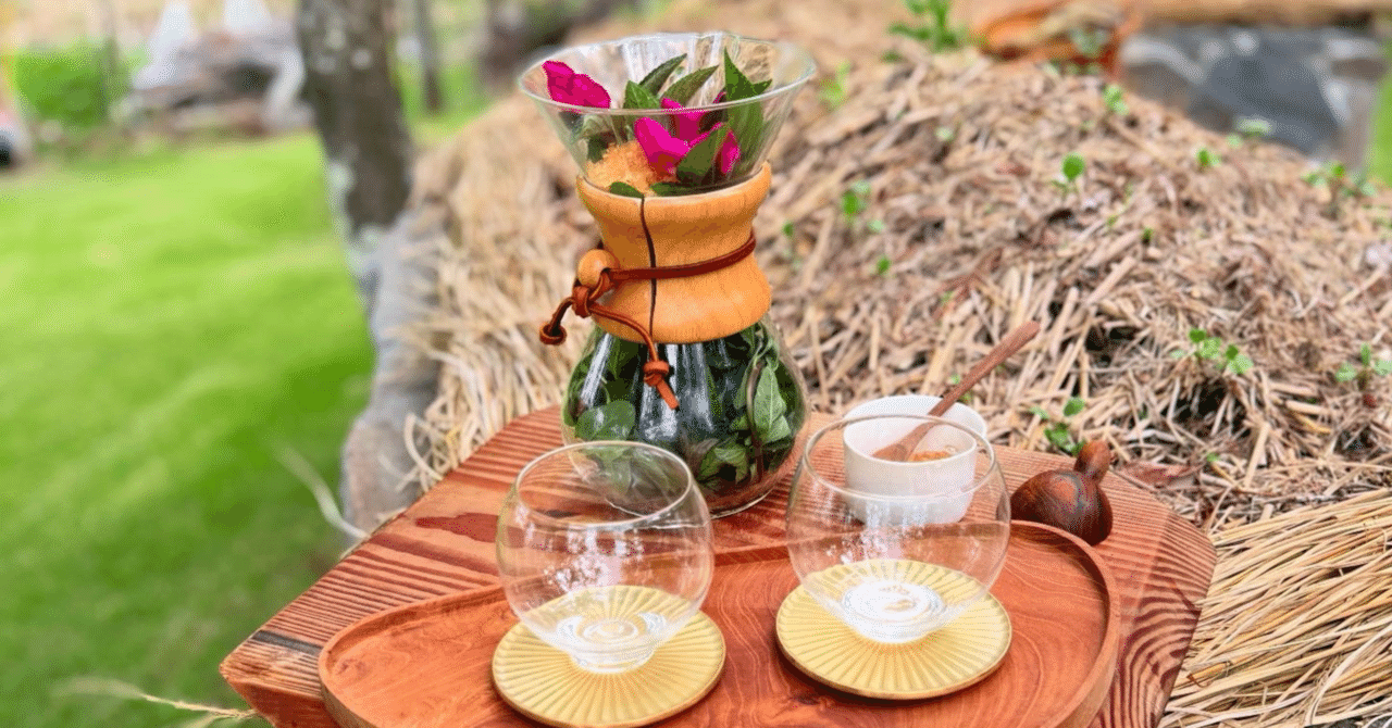 酷暑とミントコーヒー｜Dan Takuma