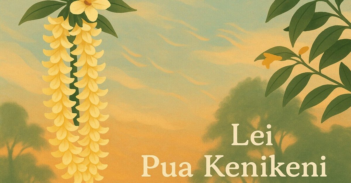 《和訳＆解説》Lei Pua Kenikeni（レイ・プア・ケニケニ）｜ハワイ語の歌詞と意味｜Pueoのゆるゆるフラnote