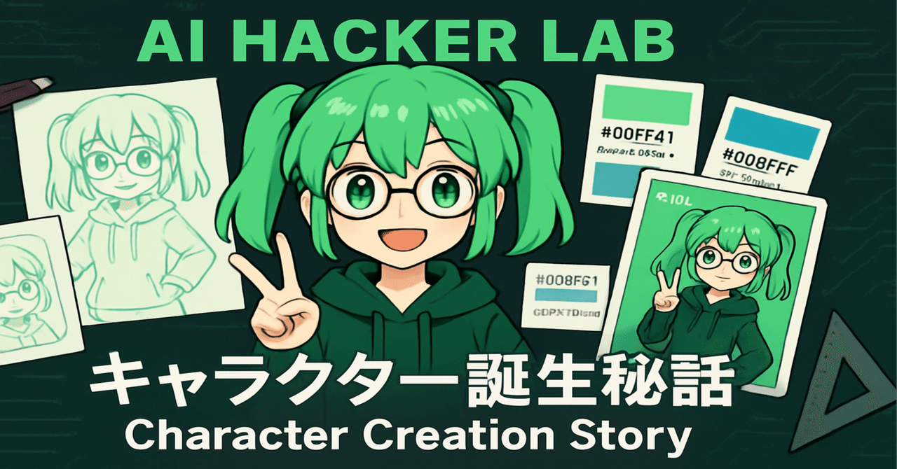 AI Hacker Lab誕生秘話：マスコットキャラクター「アイリ」ができるまで｜AIHackerLabJP