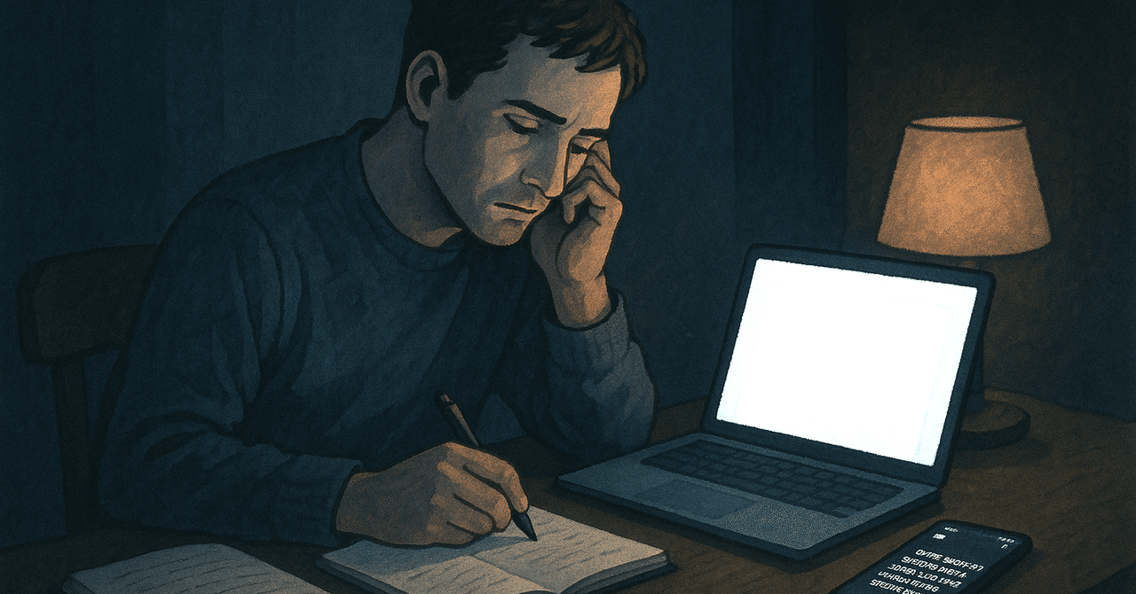 迷いがちなHSPの毎日が資源になる─短編小説『正解の亡霊』─HSPのnote習慣｜Tom.cat ＠ HSP×AIライター