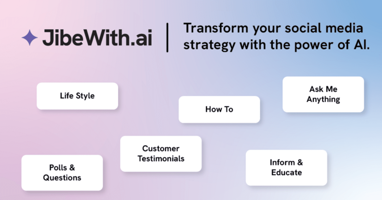 「JibeWith AI」：ソーシャルメディア特化型AIコンテンツ生成ツールーーGensparkの解説｜.Ai社長｜木下寛士｜"人を減らす"AIエージェント革命コンサル｜Lark公式パートナー