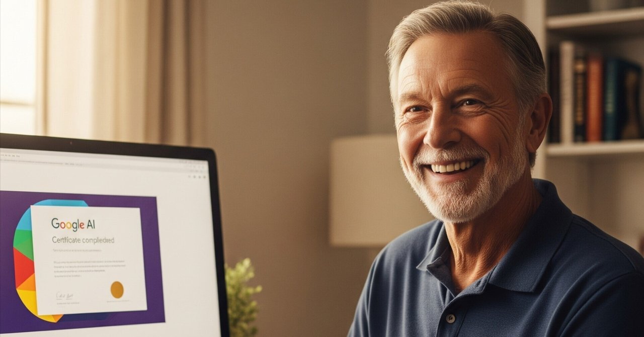 60歳のオヤジが『Google Prompting Essentials』無事修了｜start with AI