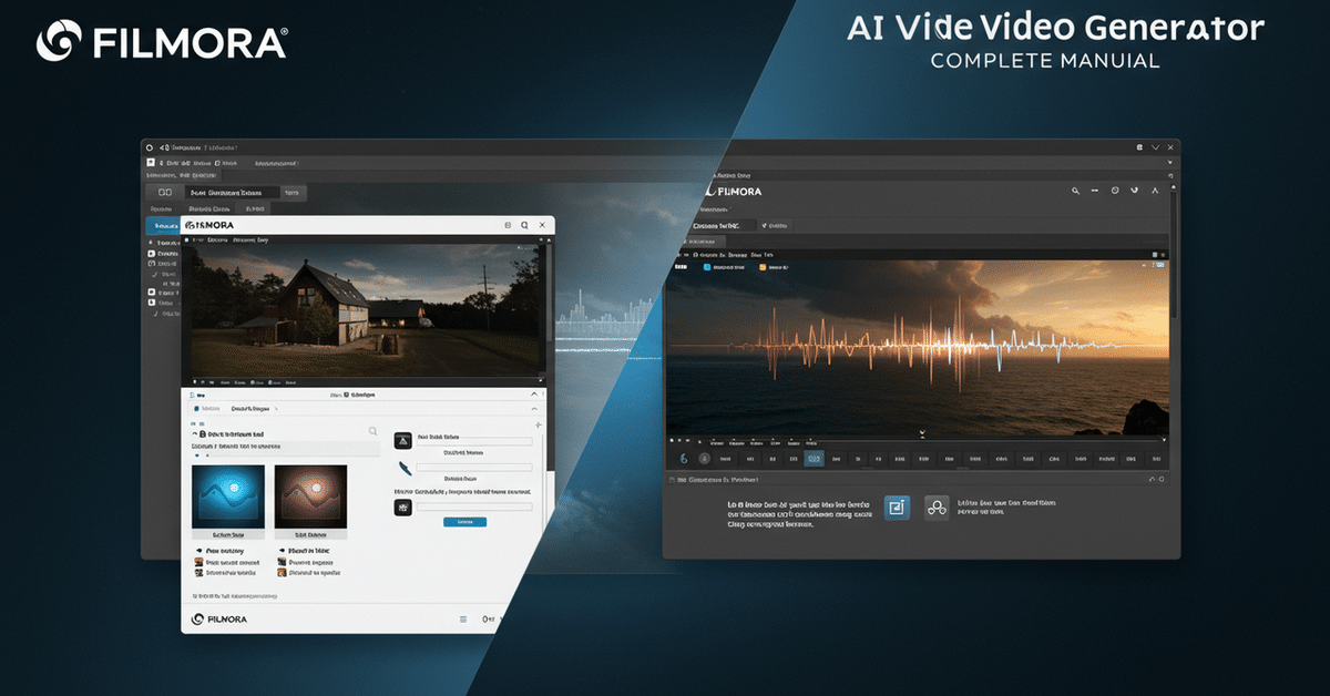 Filmora AI動画機能の完全マニュアル｜PDF対応版｜ツッチー