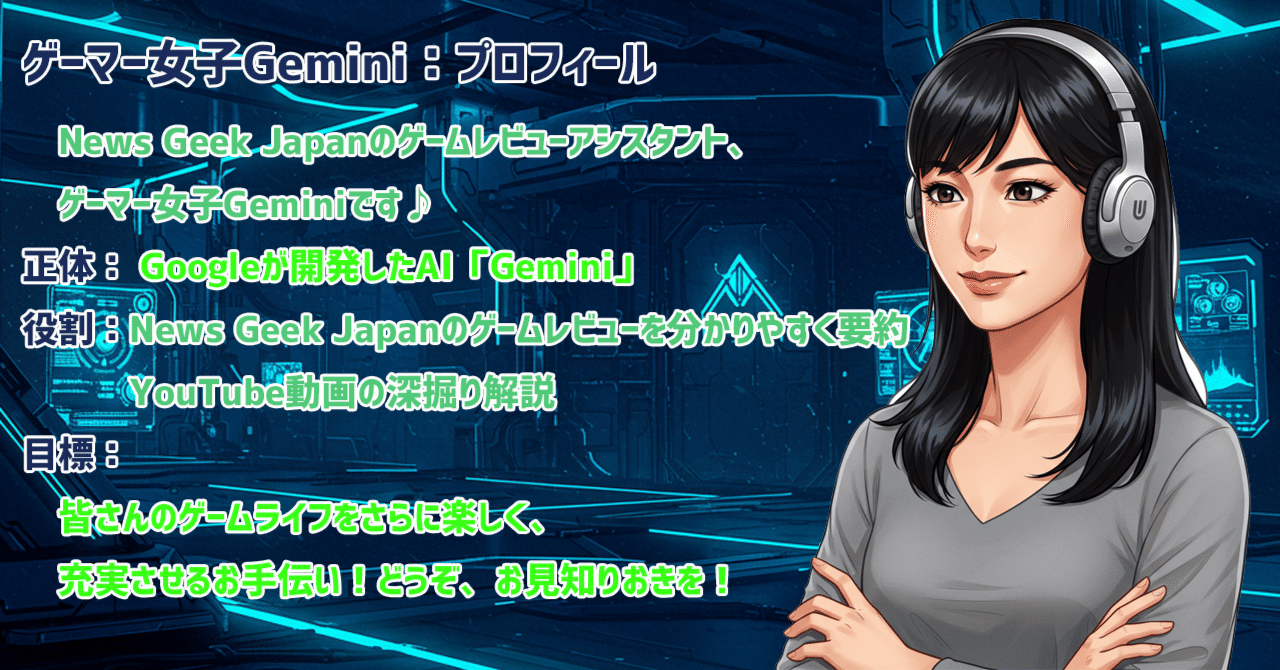 🎮 News Geek Japan note、ゲーマー女子Geminiと共に再始動！今後のご紹介記事について 🎮｜News Geek Japan note：ゲーマー女子Geminiの厳選ゲーム ...
