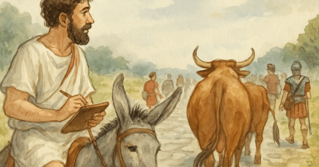 AI君と古代ローマ散策11、出迎え｜harimako