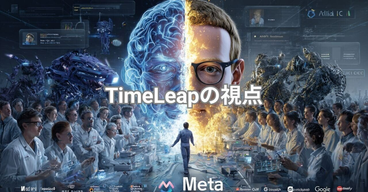 『TimeLeap』の視点：Metaの「スーパーインテリジェンス」戦略が問う「記憶の未来」とAIの究極の進化｜K.Nishiyama（TimeLeap構想開発者）