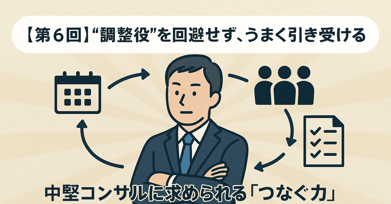 【第6回】“調整役”を回避せず、うまく引き受ける｜noah-works