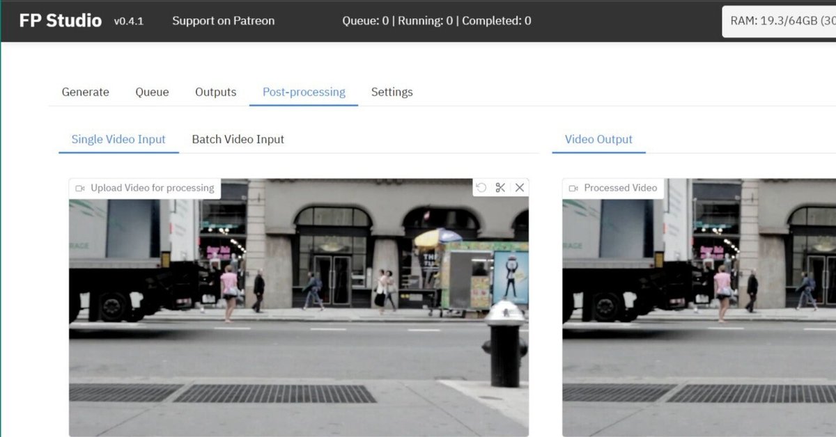 FramePack Studio V0.4.0から素材動画のUpscaleとフレーム補完実装！高機能すぎる件について｜ふつおじ