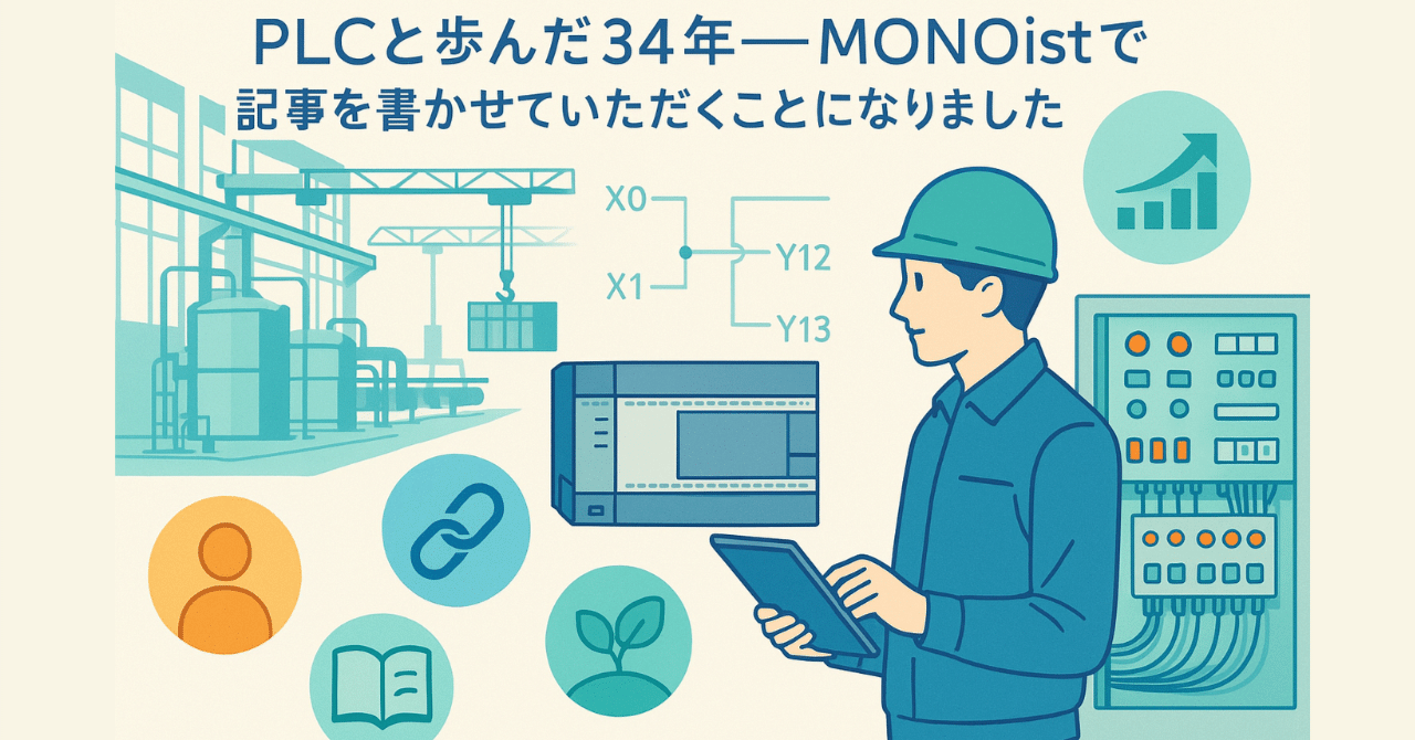 PLCと歩んだ34年──MONOistさんで記事を書かせてもらうことになりました｜おかさん