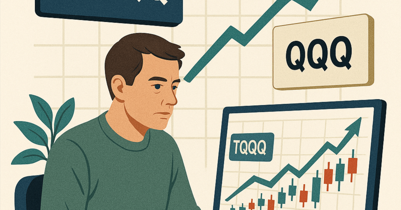 TQQQ vs QQQ — レバレッジETFに「積立」は有効か？10年検証で見えた意外な落とし穴｜Keni