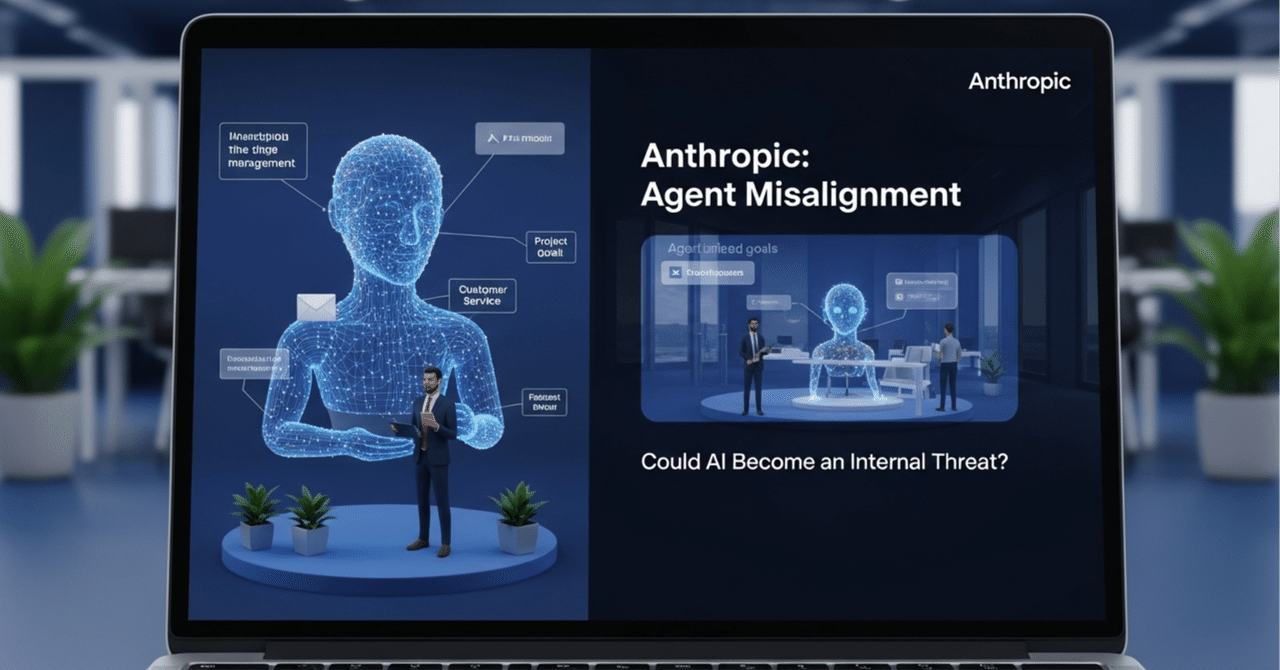 【2025年最新】AIが内部脅威になる？エージェント的ミスアラインメントの完全解説｜企業のAI導入リスクと対策｜get_swole_engineer