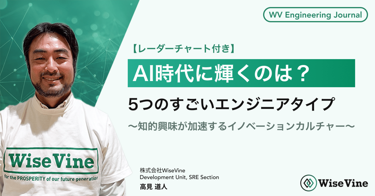 2025年度版、AI時代に輝くのは？5つのすごいエンジニアタイプ｜WiseVine