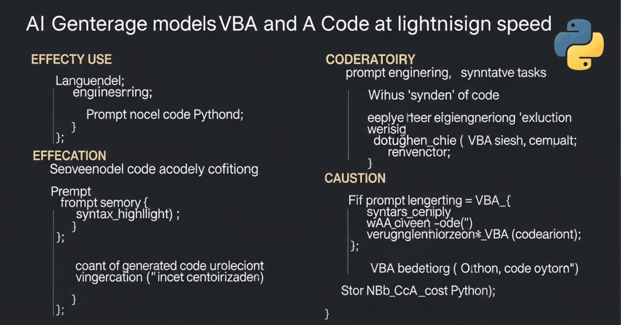 AIを使って爆速でVBA・Pythonコードを書く方法｜効果的な活用法と注意点を徹底解説｜KOH
