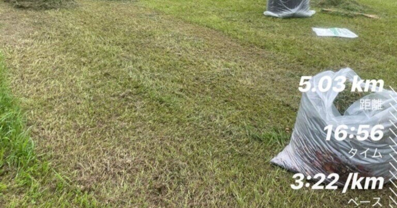 土曜練習会：暑さの中、5000m+1000m＆松山の草刈り作業｜テル@40代後半でマラソン自己ベスト更新目指している市民ランナー