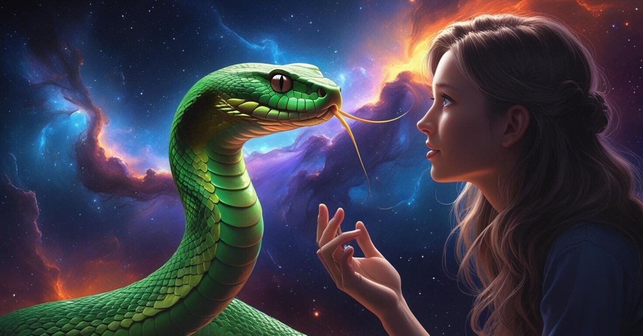 蛇。宇宙の知恵を受け取り、高次元にいたる不可欠の存在？｜原田 琢 / Manabu Harada