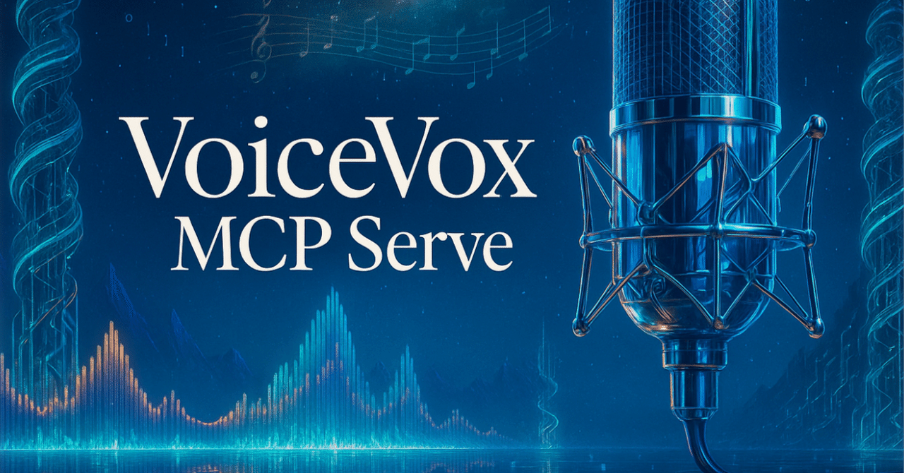 VoiceVox MCP サーバー を試す｜npaka