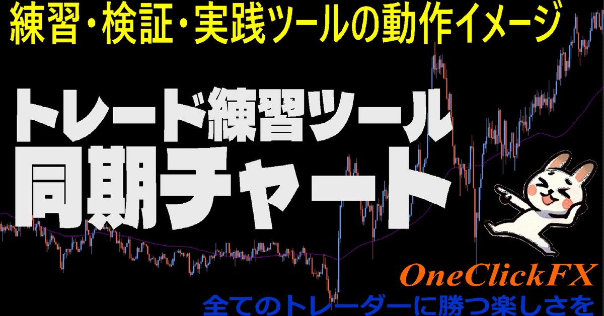 チャート同期のサンプル【FX練習ツール】ワンクリックFXトレーニングMAX｜RootCauseFX【公式】検証・練習ソフト・FXトレード支援ツール