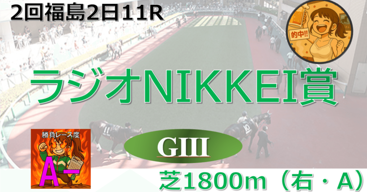（的中！）ラジオNIKKEI賞（G3）2025_真露指数｜満福寺まろみ（まろ姉）