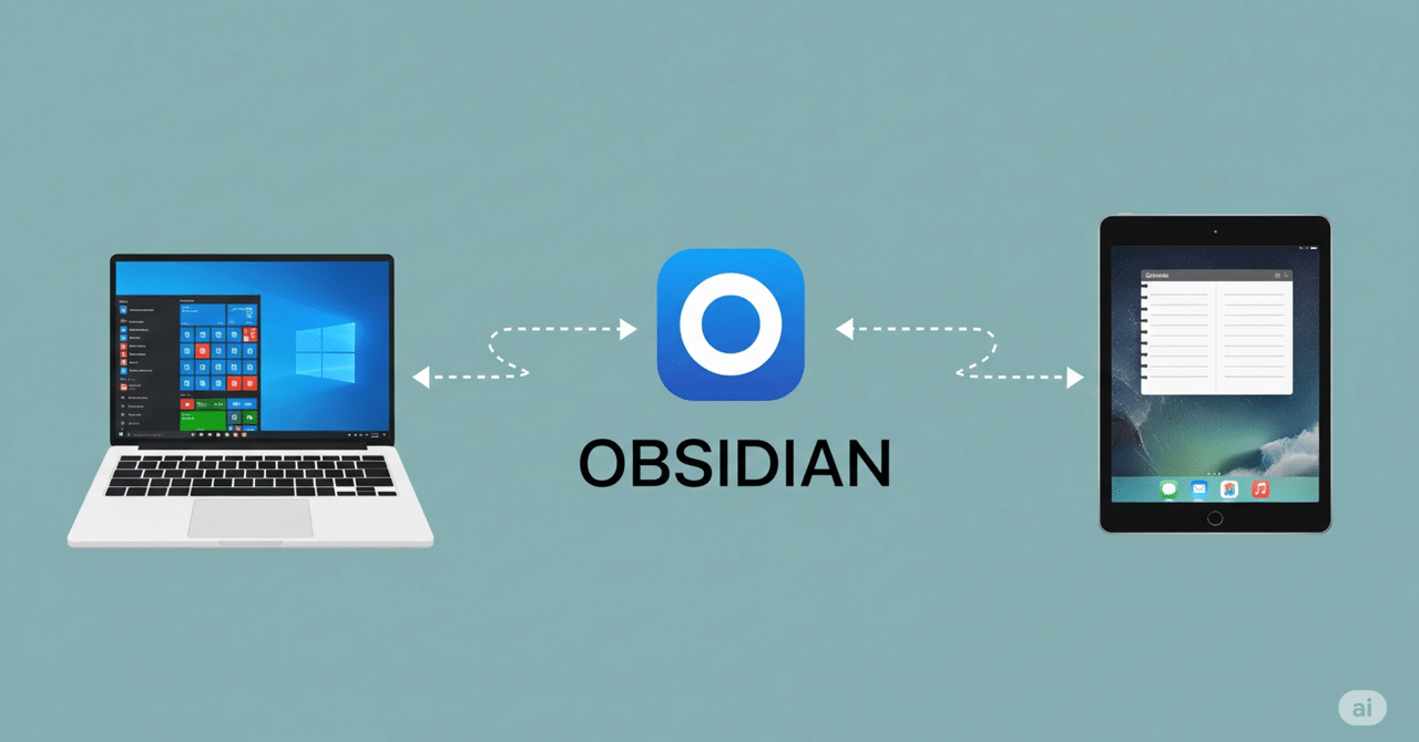 【2025年版】ObsidianをWindowsとiPadで完璧に同期する3つの方法｜もう迷わない｜Taisei