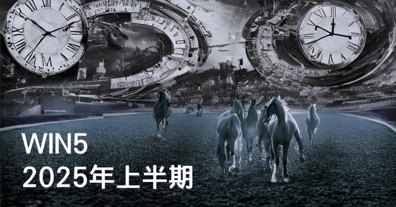 【WIN5】2025年上半期（1～6月）｜win5_note