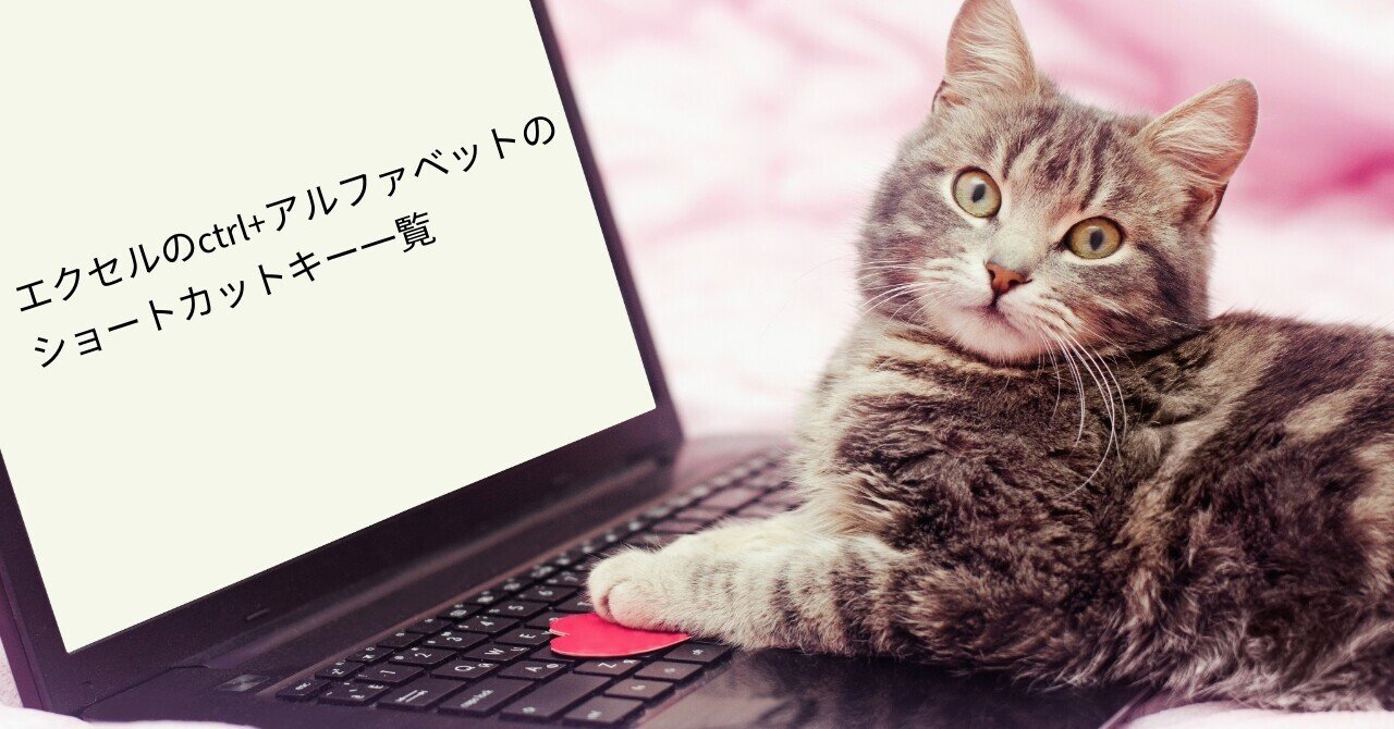 エクセルのctrl+アルファベットのショートカットキー一覧｜TECH LIBRARY