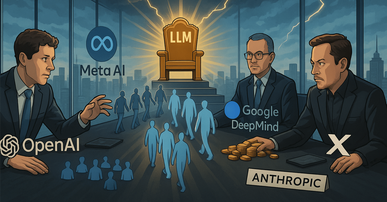 METAが奪う人材、OpenAIに残る知──AGIロードマップは崩れるのか｜Zun-Beho