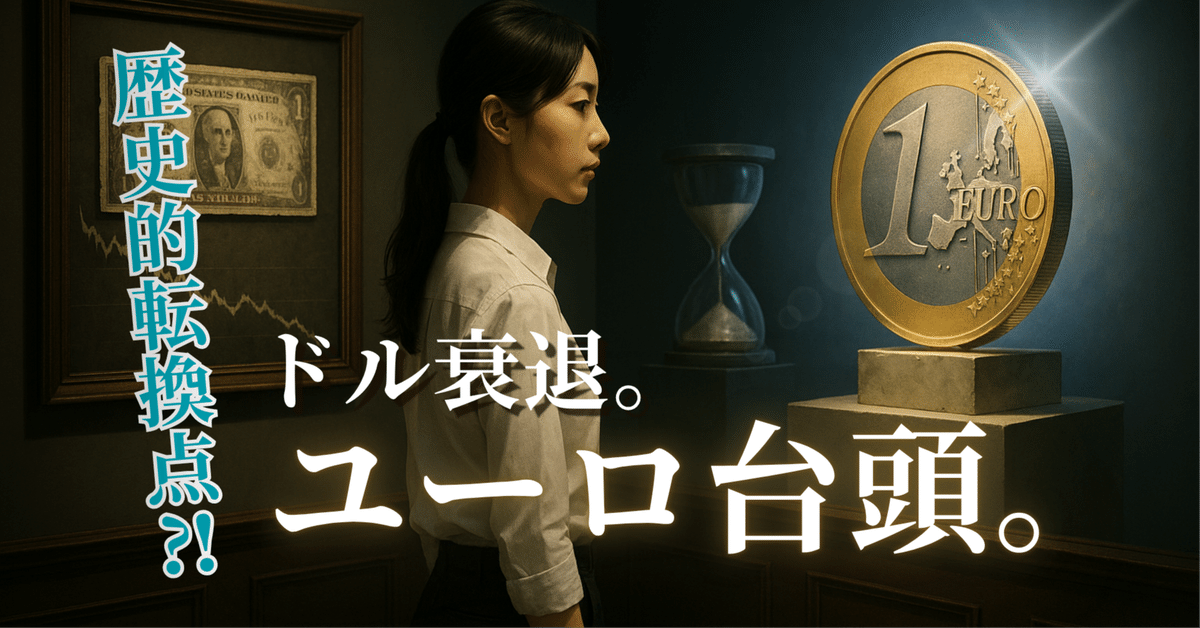 歴史的転換点？！ドル衰退。ユーロ台頭。｜小川竜一 / Ryuichi Ogawa