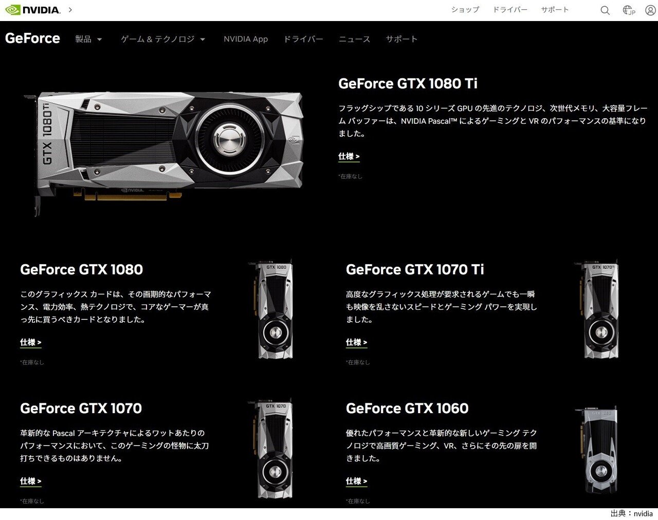 旧世代GPUであるGTX 900、GTX 1000シリーズのドライバサポートを近いうちに終了するとNvidiaが発表しました。 将来発表される ...