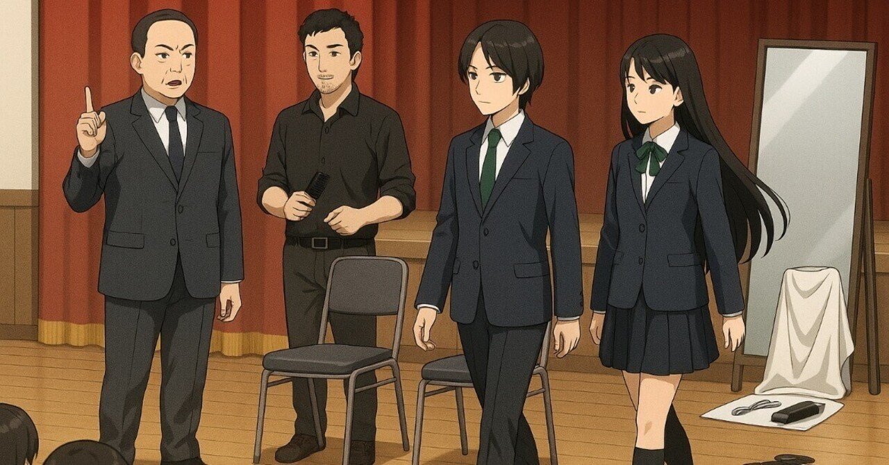 【男女恋愛編】頭髪規定〜公開断髪〜｜BBBJJJ