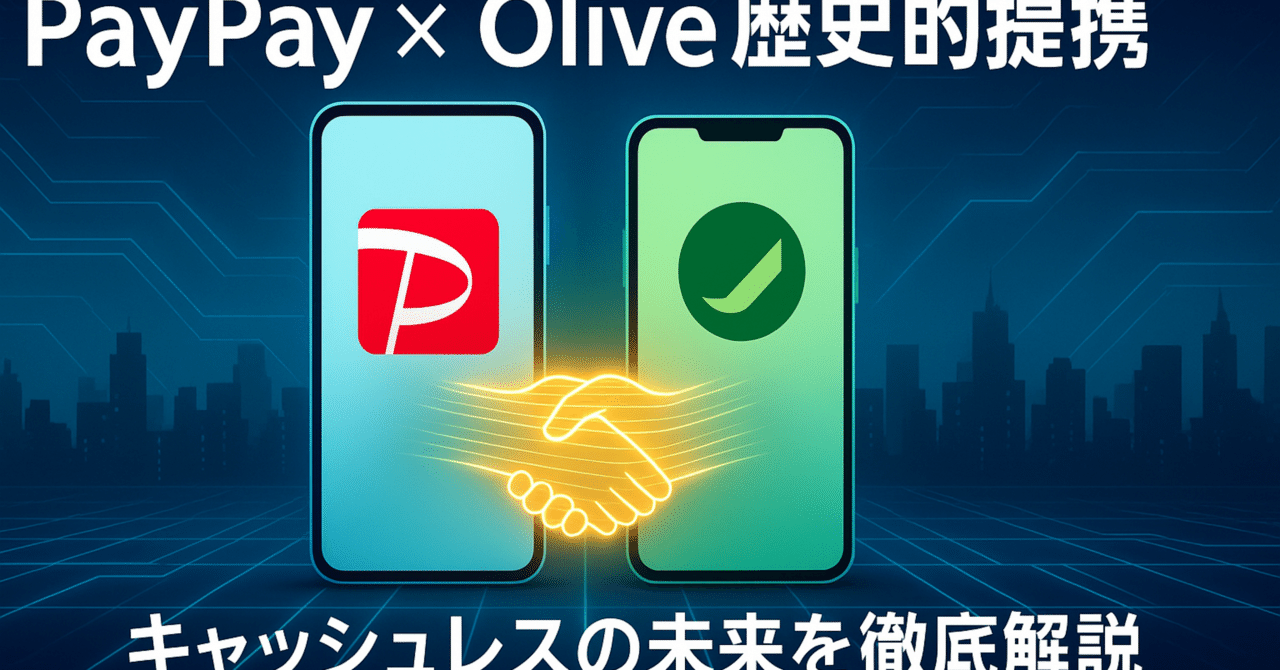 【衝撃】PayPayと三井住友Oliveが歴史的提携！あなたの生活はどう変わる？日本のキャッシュレス決済の未来を徹底解説｜たなやん@ポイ活ガチ勢