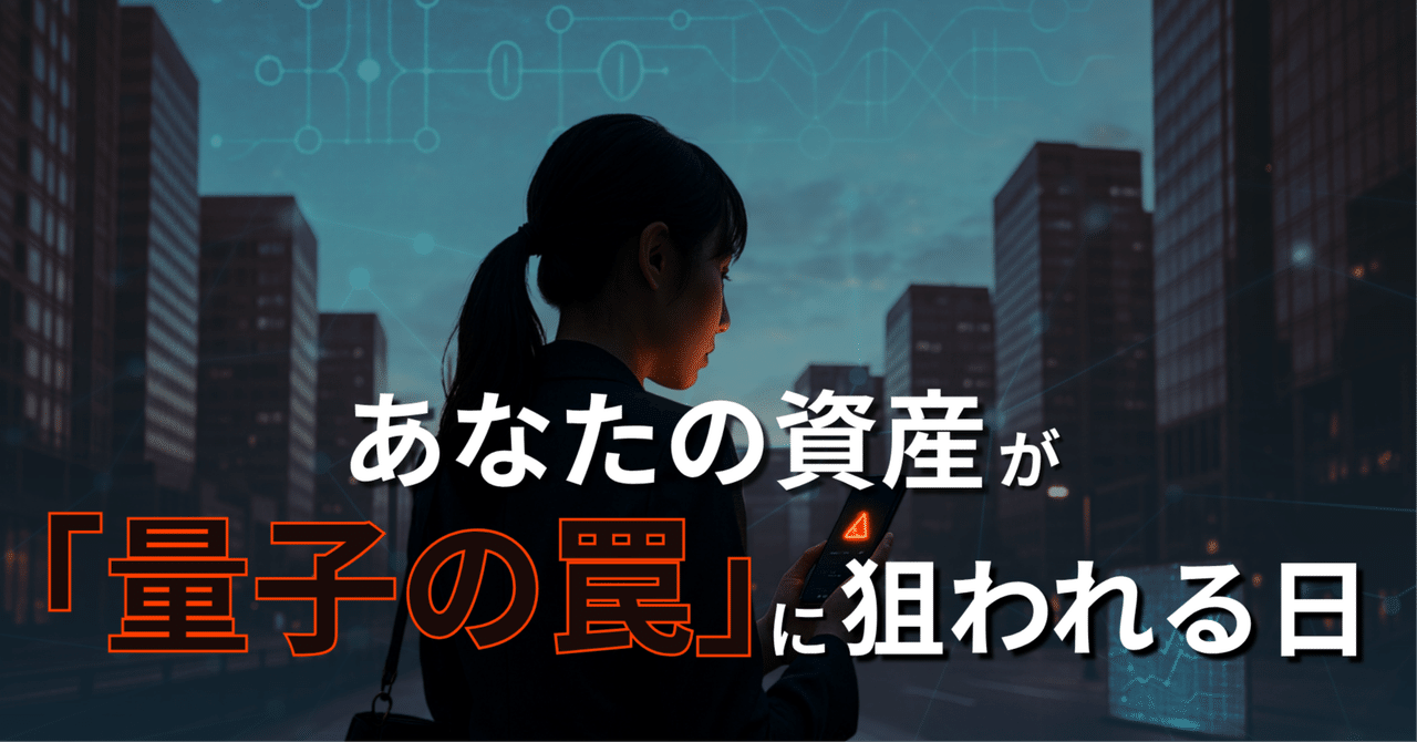 あなたの資産が「量子の罠」に狙われる日｜小川竜一 / Ryuichi Ogawa