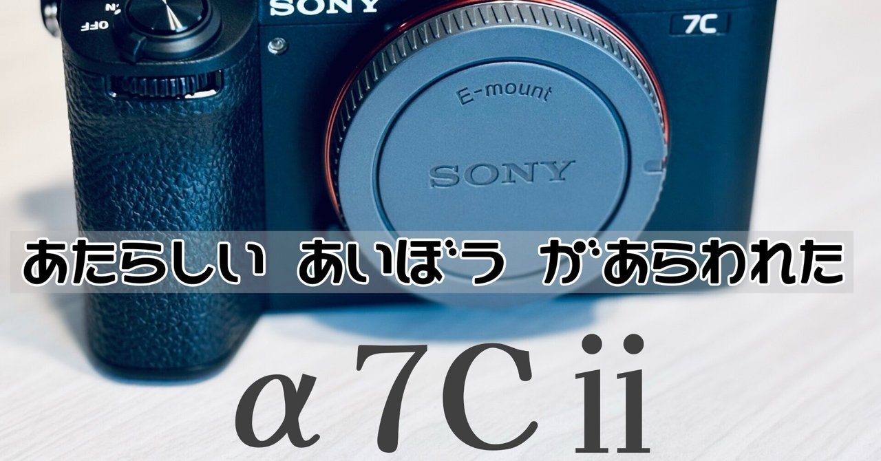 【軽さはそのまま、中身は別物】α7C IIレビュー｜ichi_graphy
