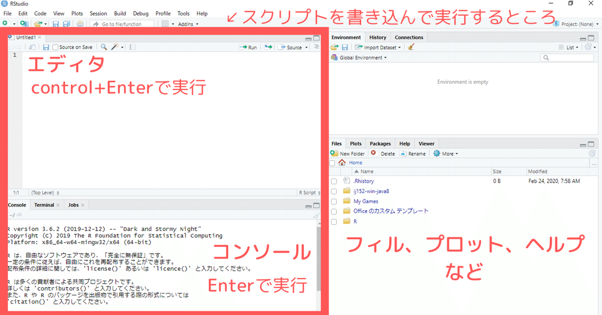 【R言語】RStudioを初めて使ってみた｜eiko_programming