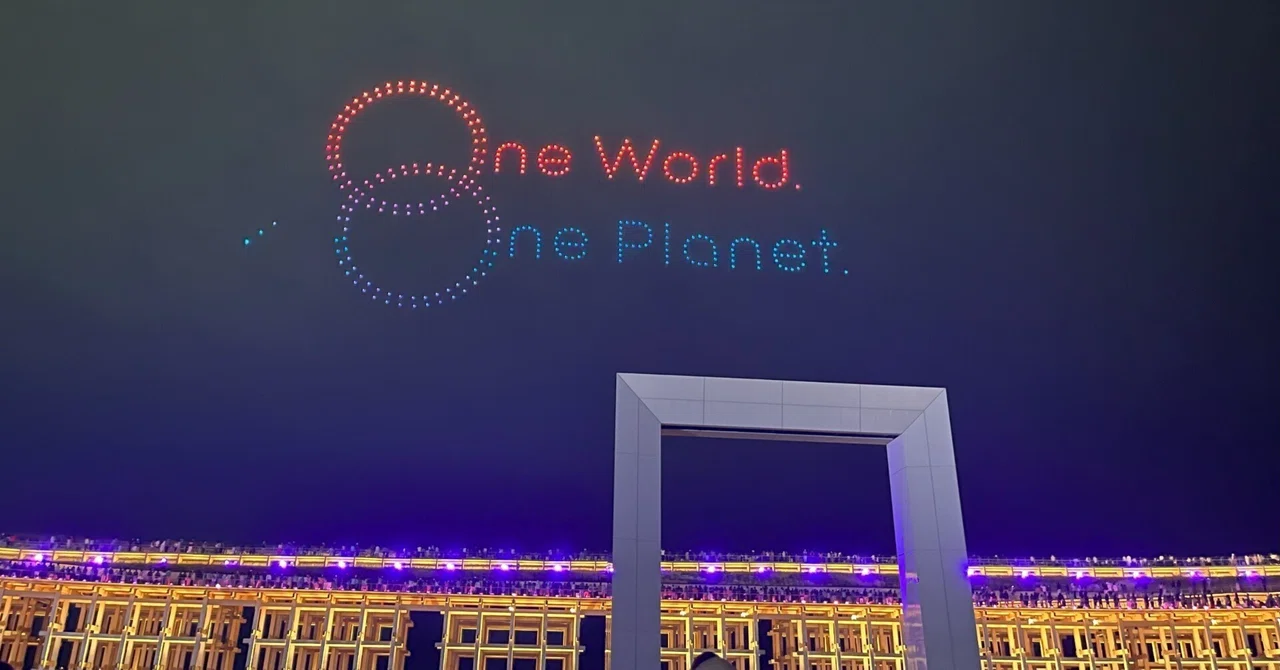 One World, One Planet. ドローンショー（2025.05.15wed）｜solaris