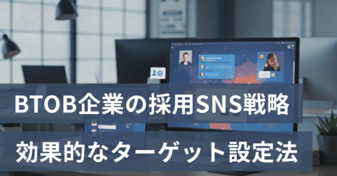 BtoB企業の採用SNS戦略|効果的なターゲット設定法｜BtoB・製造業のWebマーケ・SNS運用代行・営業DX・展示会DX｜株式会社DIXI 中谷 早織