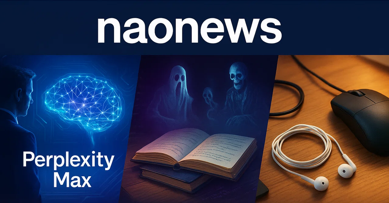 naonews 【IT】Perplexity、最上位プランの「Perplexity Max」を発表 【IT】3週間で100話の良質なAI怪談を ...