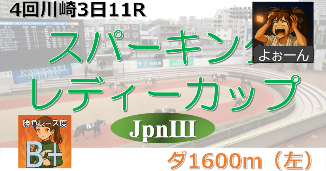 （ハズレ）スパーキングレディカップ（Jpn3）2025_真露指数｜満福寺まろみ（まろ姉）
