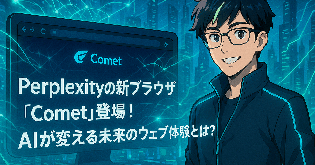 Perplexityの新ブラウザ「Comet」登場！AIが変える未来のウェブ体験とは？：検索の常識を覆すPerplexityの挑戦にMiccellが迫る！｜Miccell(ミクセル) / 人生 ...