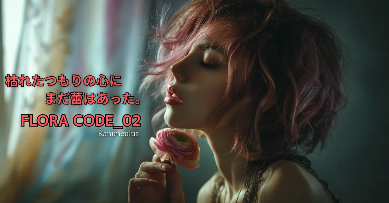 FLORA CODE_02 枯れたつもりの心に、まだ蕾はあった。｜ユんタ