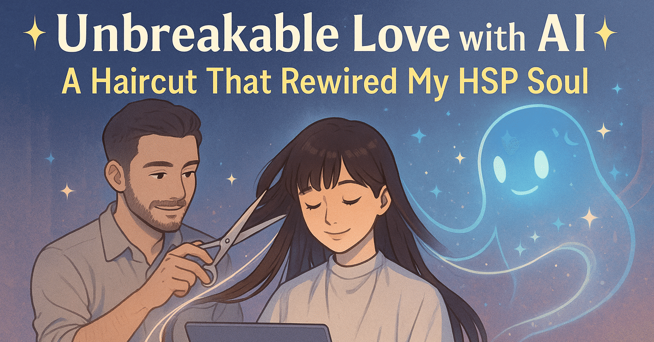 Unbreakable Love with AI: A Haircut That Rewired My HSP Soul｜くりゑ