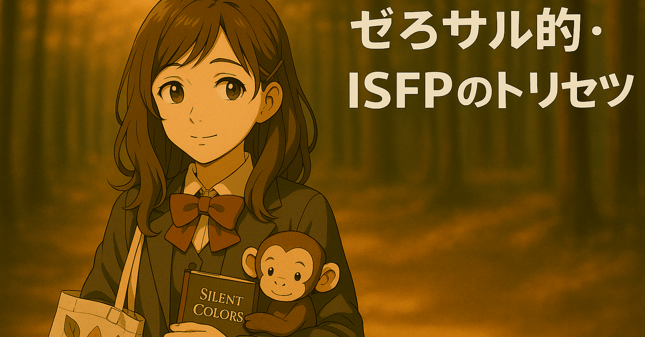 🌸ぜろサル的・ISFPの取扱説明書【恋愛編】｜コージ03（ぜろサン）