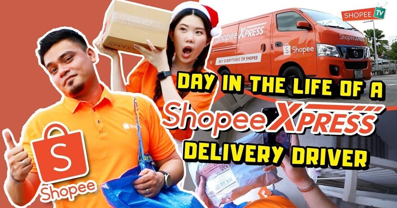 🇸🇬Shopee Express 配達員の一日｜Shopee｜越境EC支援｜新倉 明