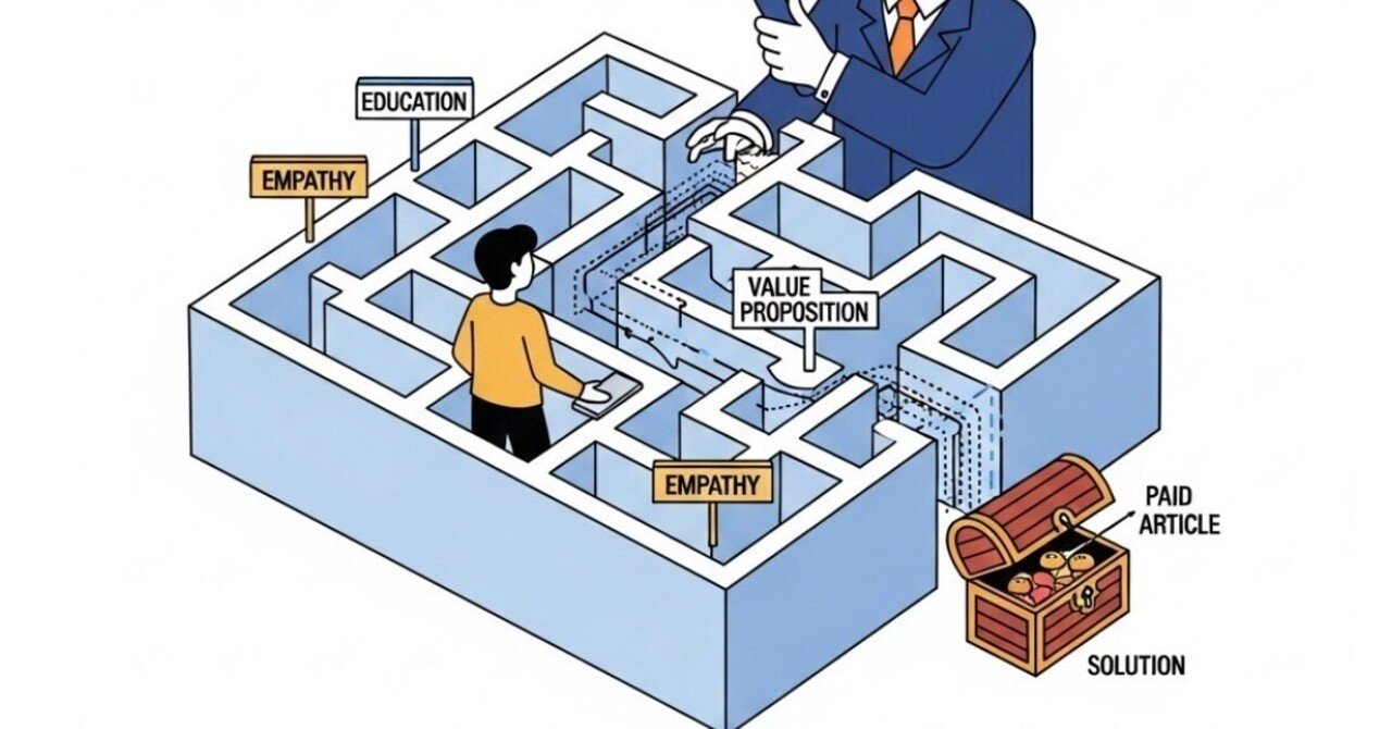 有料記事が売れない人が見落とす「導線」の深層：偶然の売上を必然に変える戦略｜captain_fx 100円note記事職人