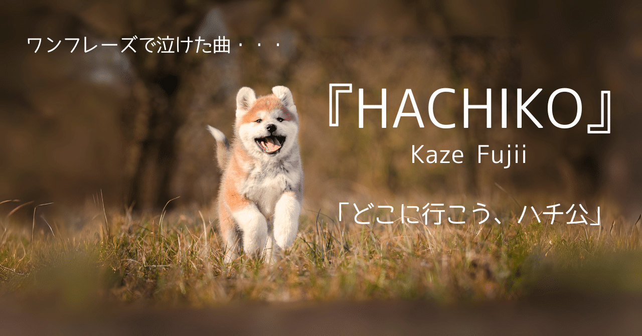 「どこに行こう、ハチ公」── たったワンフレーズに泣ける、藤井風『HACHIKO』の深すぎる世界｜月森虹喜(Koki.Tsukimori)