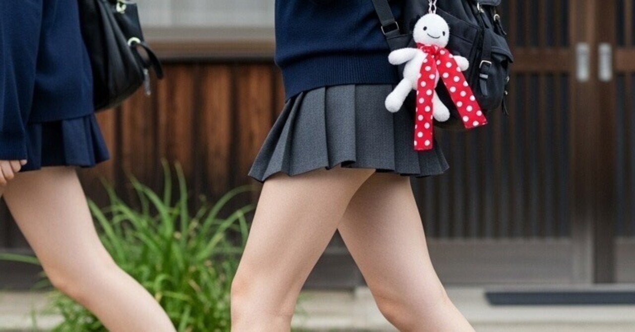 【AI生成】あなたも作れる!Xフォロワー1万人達成した"登下校する美脚"をワンコインで公開｜SHION_AI07